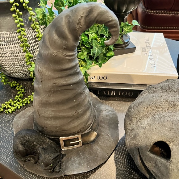Accents | Witches Hat Sorting Hat Black Cat Harry Potter Hogwarts ...